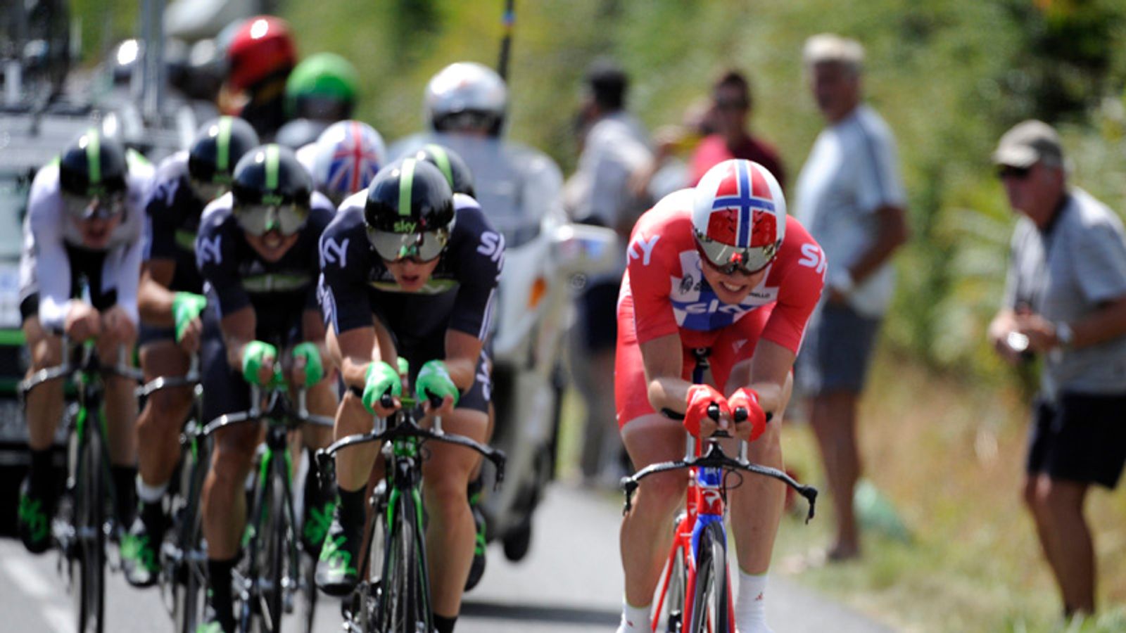 Team third in tense TTT test | Cycling News | Sky Sports