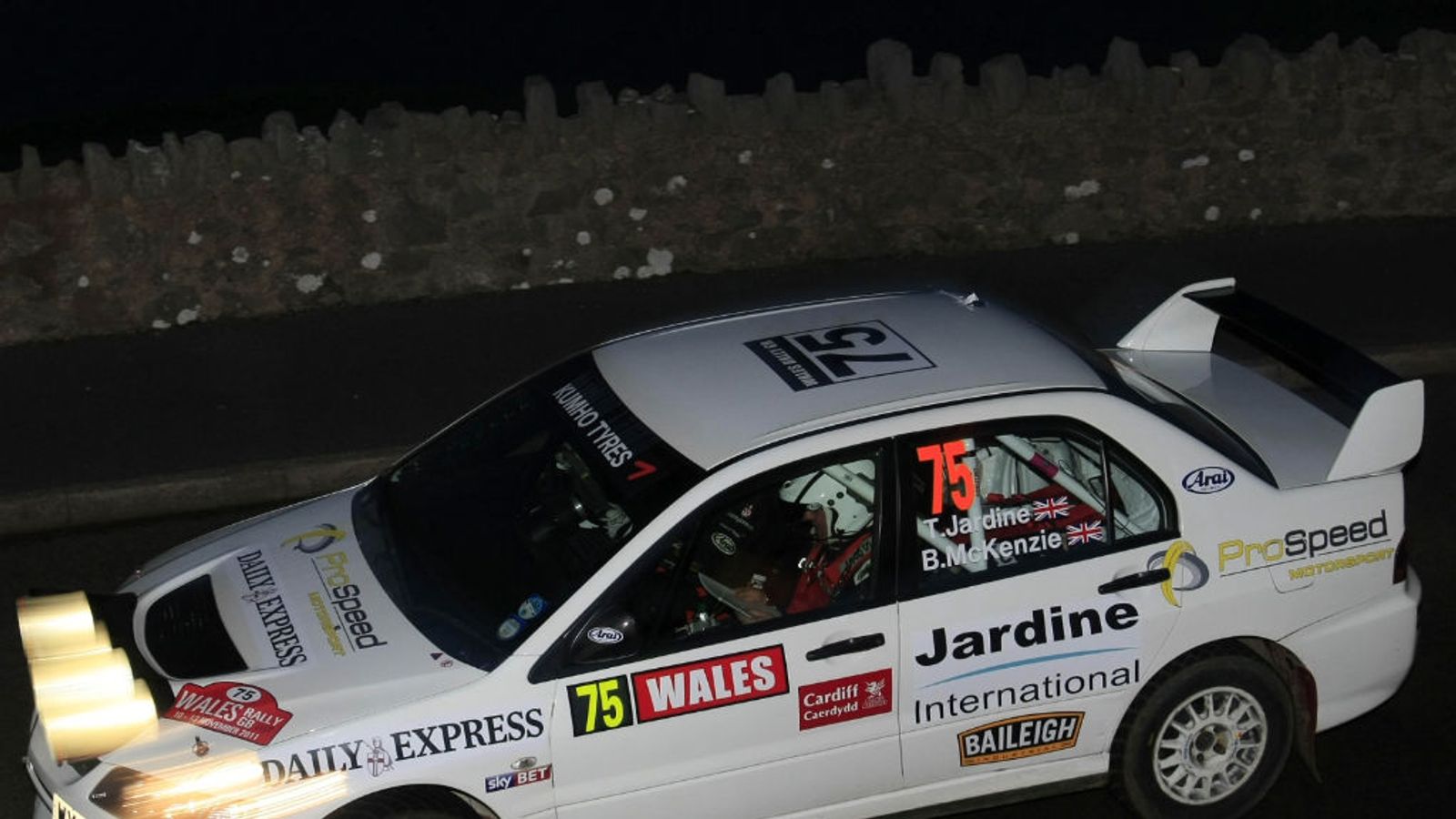 Duo celebrate rally finish | Motor Racing News | Sky Sports