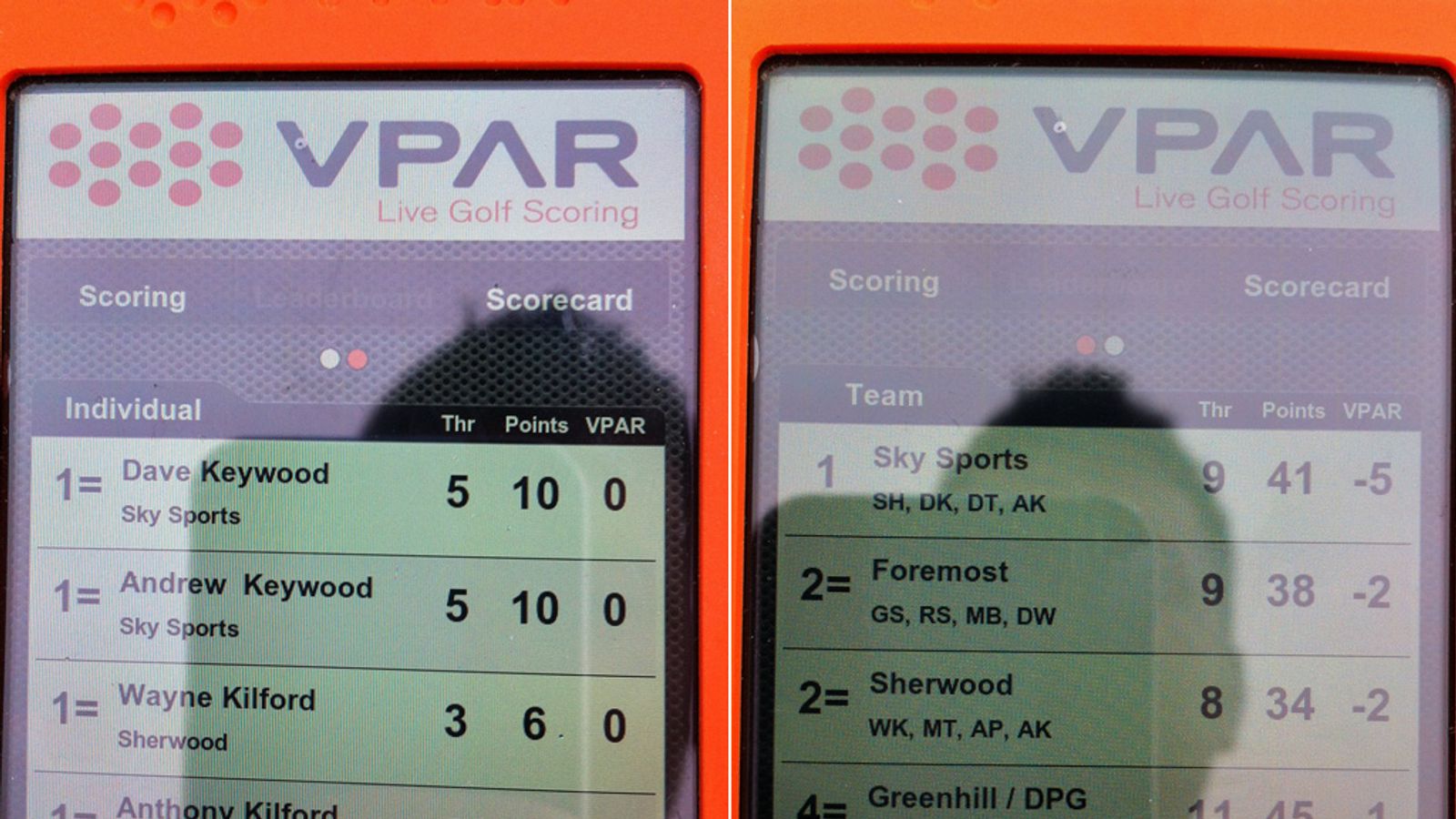 Score with VPAR | Golf News | Sky Sports