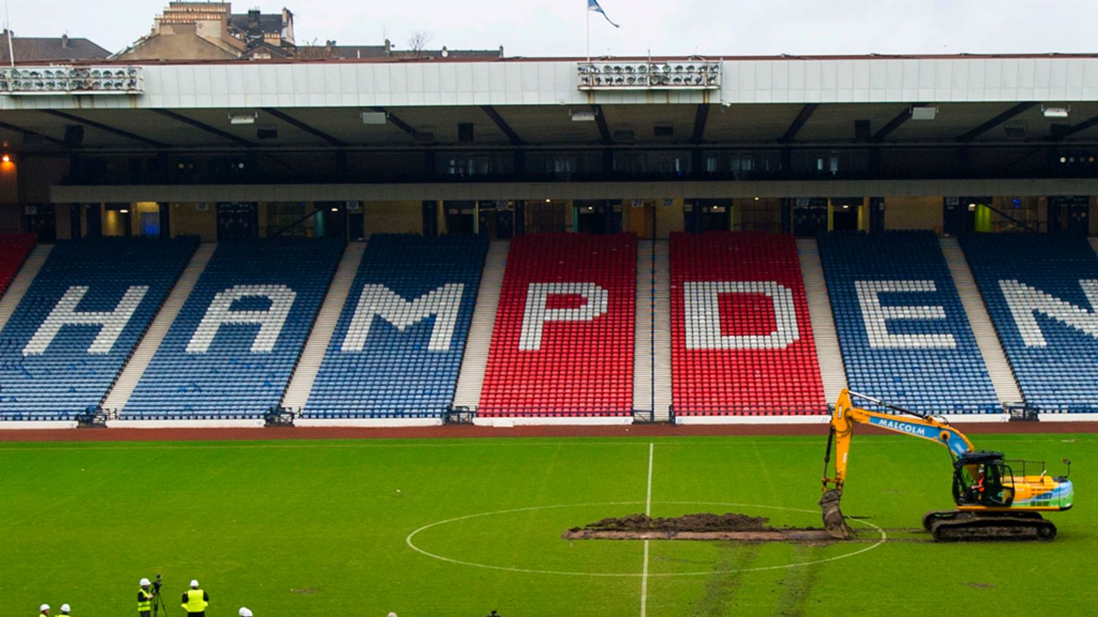 Hampden Park is undergoing a makeover ahead of Glasgow 2014 | Athletics ...