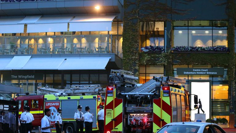 Wimbledon fire causes fans to be evacuated from venue | Tennis News ...