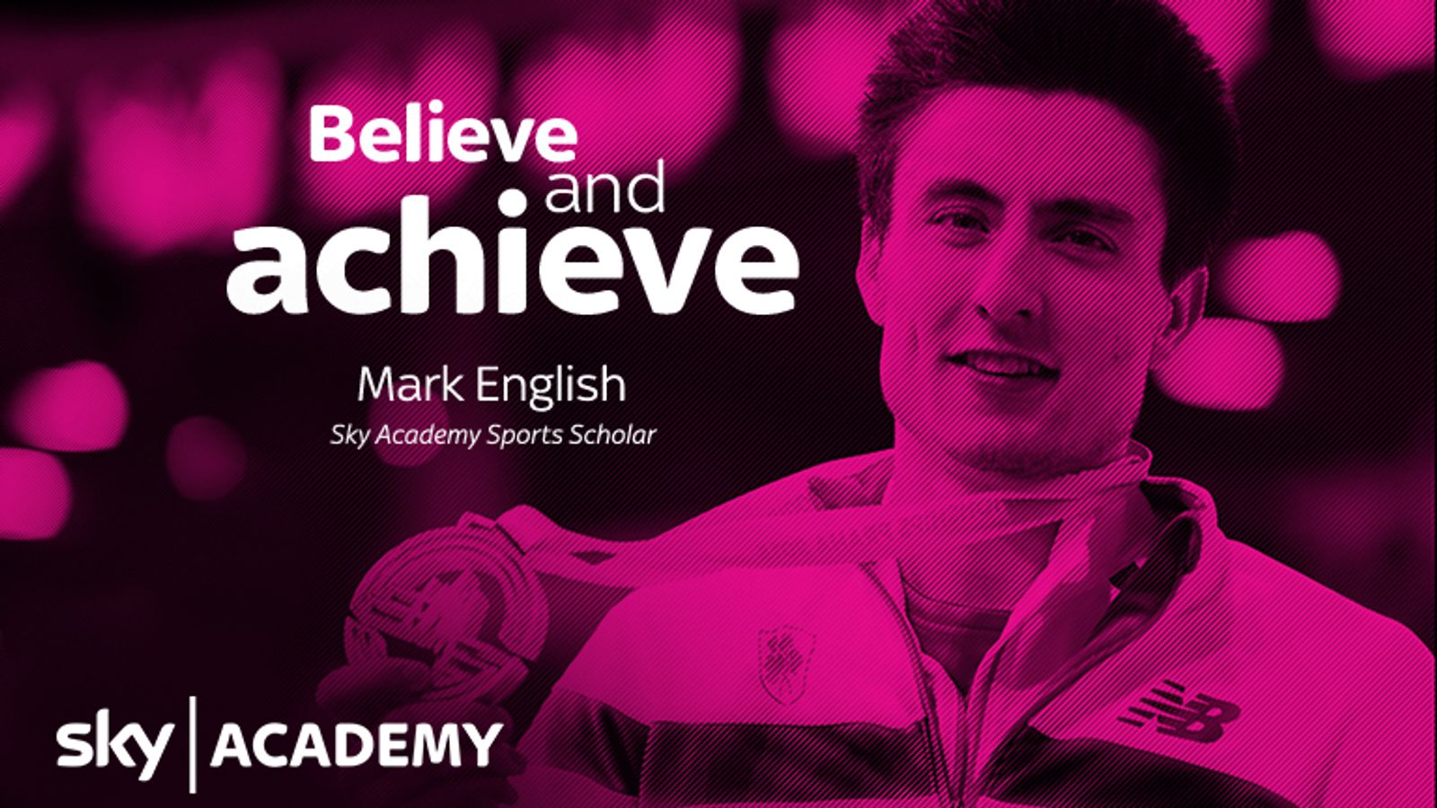 Faking it firing up Mark English for Sky Academy Confidence Month ...