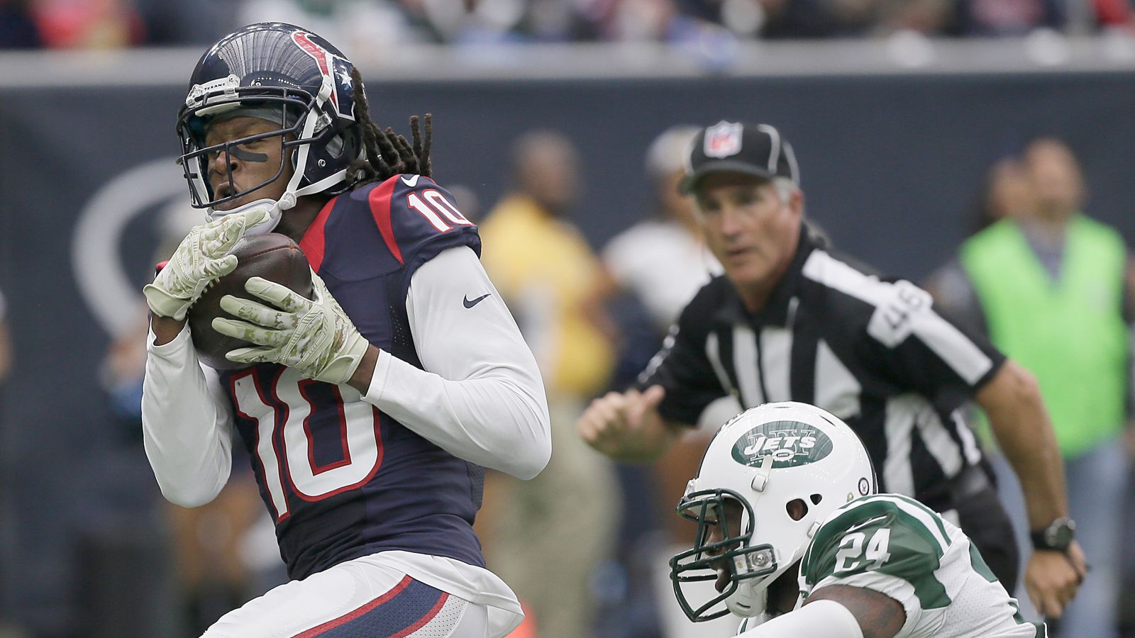 WATCH: DeAndre Hopkins catch in Houston Texans' win over New York Jets ...