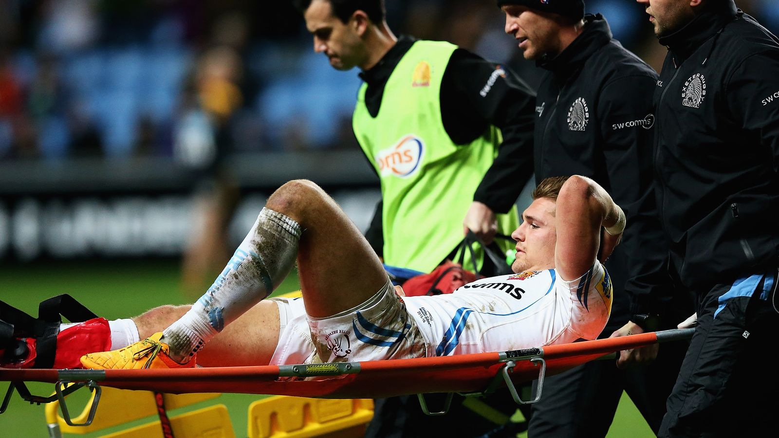 Exeter centre Henry Slade has surgery on leg injury | Rugby Union News ...