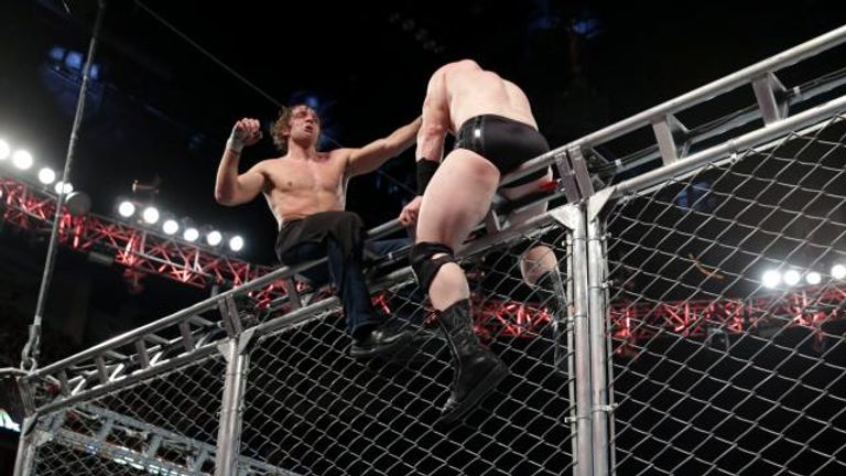 WWE Raw: Dean Ambrose wins Cage Match on Slammy Awards night | WWE News ...