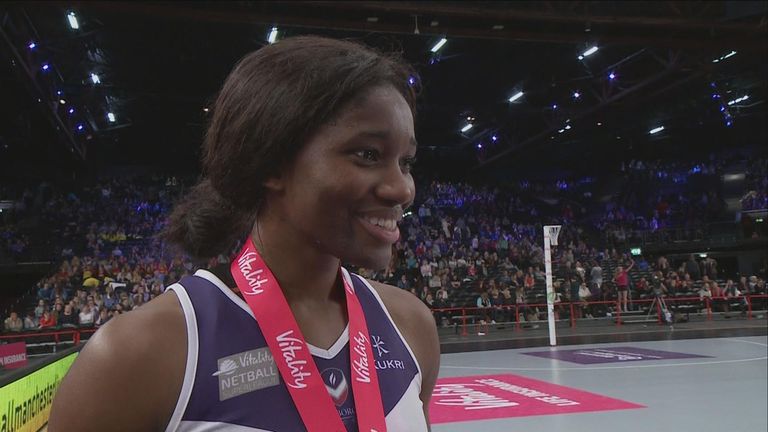England's Ama Agbeze named Sportswoman of the Month | Netball News ...
