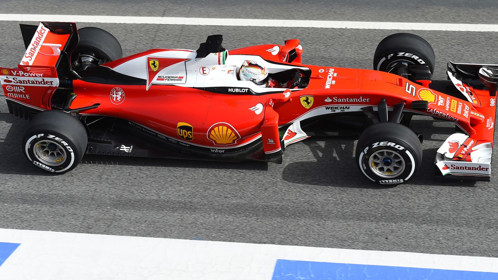 Barcelona F1 testing, Day One: Ferrari start fast, Mercedes go long ...