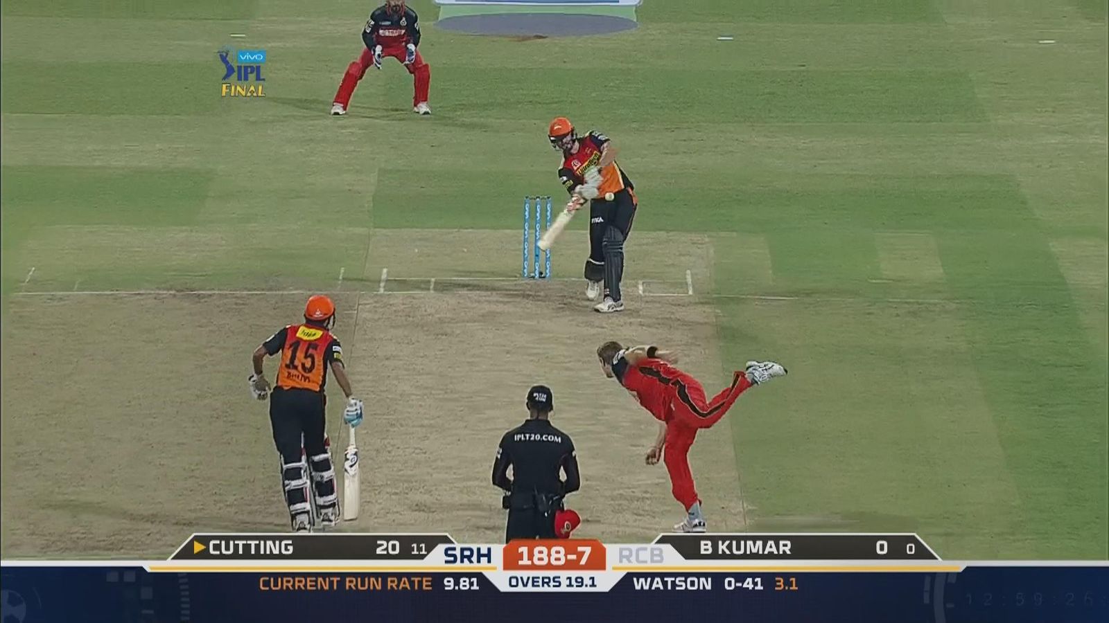 IPL 2016: Ben Cutting hits massive six out of the stadium in final ...