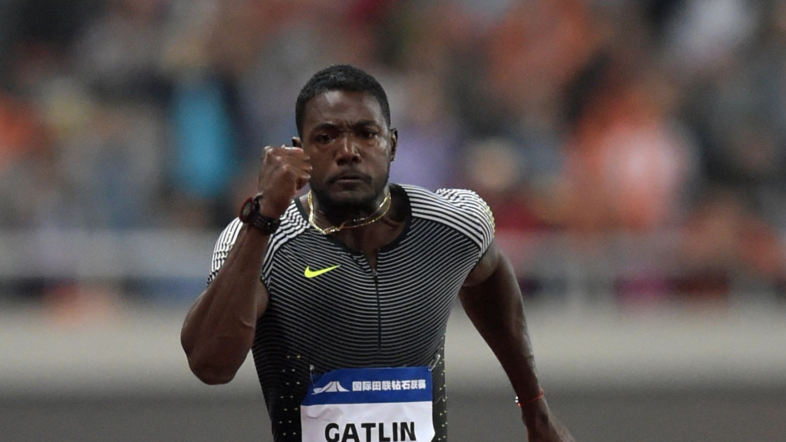 Justin Gatlin breaks 10-second mark with victory in Shanghai ...