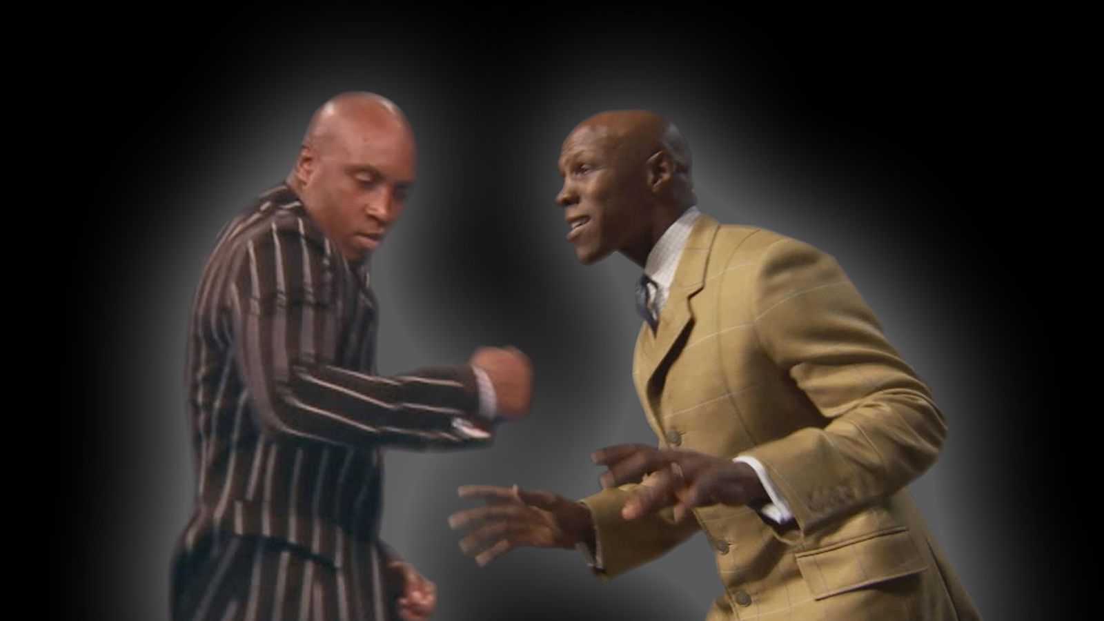 Joshua vs Breazeale: The Nigel Benn v Chris Eubank dance-off | Boxing ...