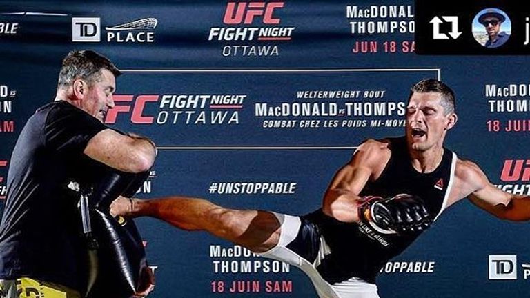 Who is Stephen 'Wonderboy' Thompson picking to win when UFC champ ...