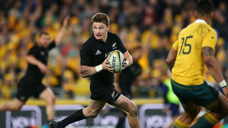 Beauden Barrett commits future to All Blacks | Rugby Union News | Sky ...
