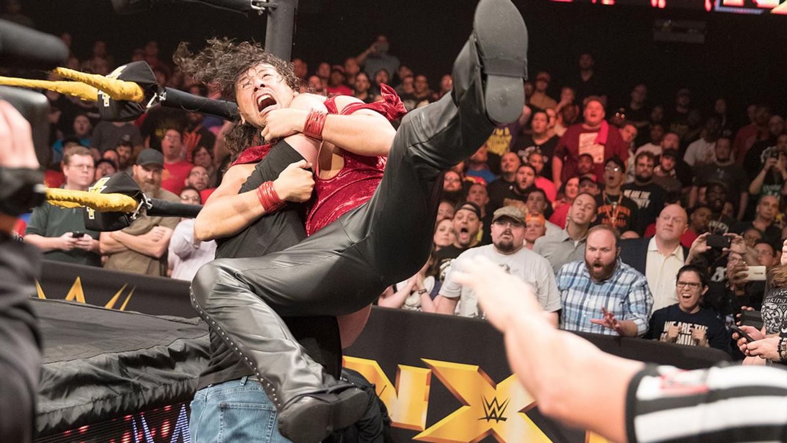 WWE NXT: Samoa Joe beats up champion Shinsuke Nakamura | WWE News | Sky ...