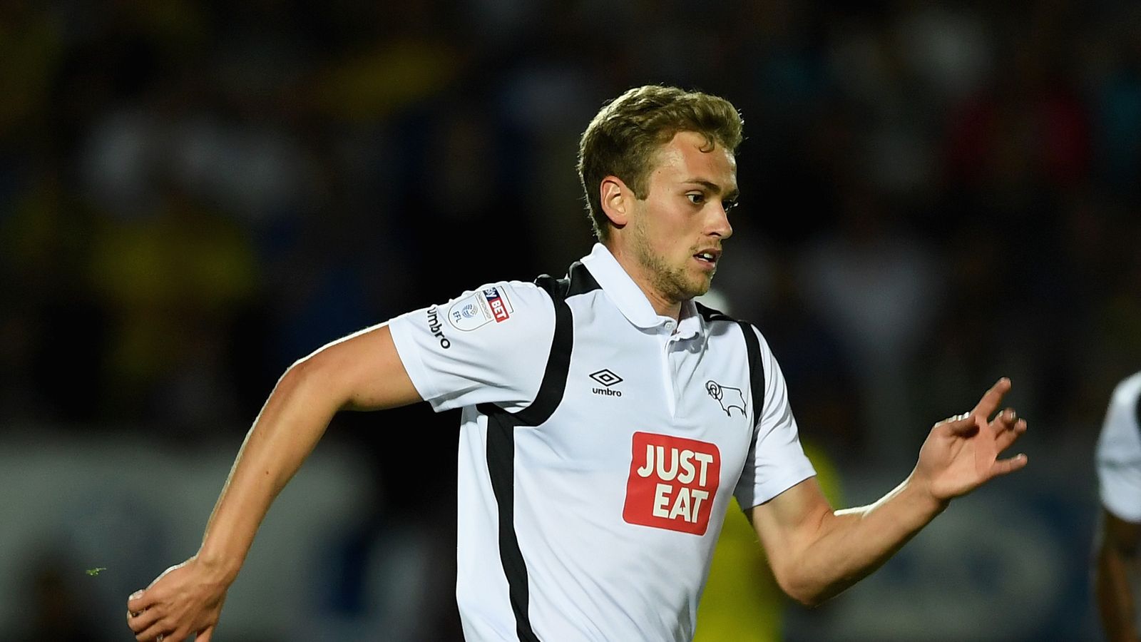 Injured Derby striker James Wilson returns to parent club Manchester ...