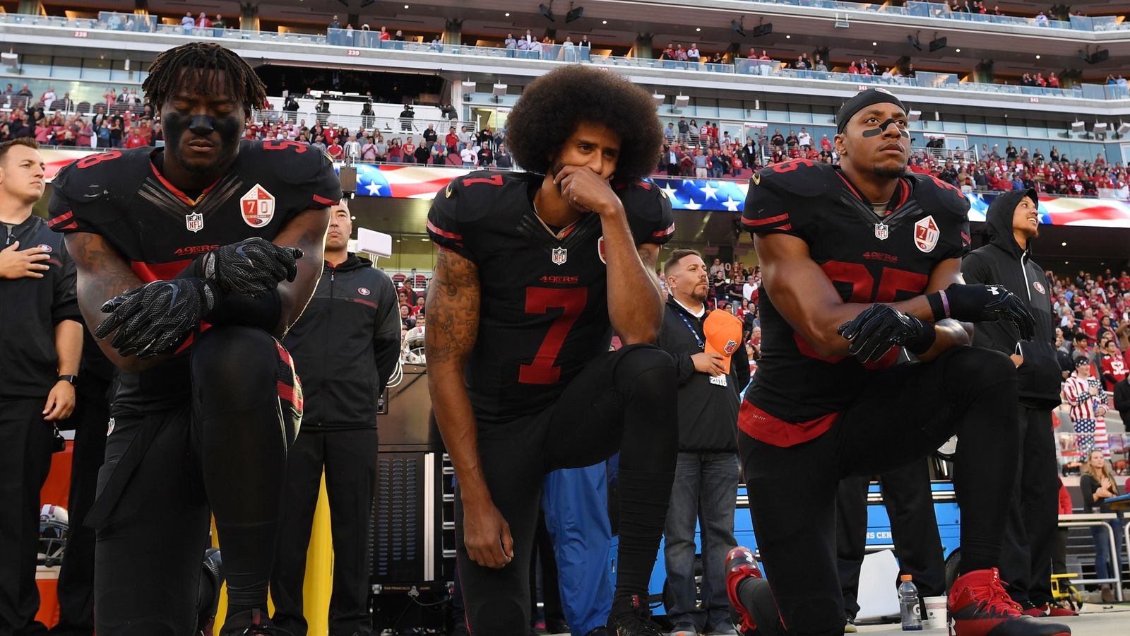 Colin Kaepernick to continue protest as 49ers starter | NFL News | Sky ...