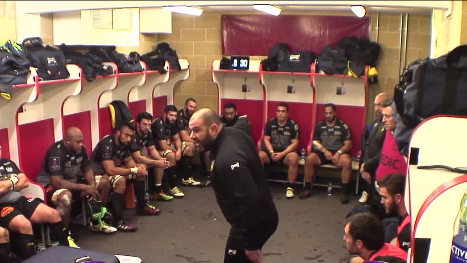WATCH: La Rochelle coach Patrice Colazzo delivers half-time rollicking ...
