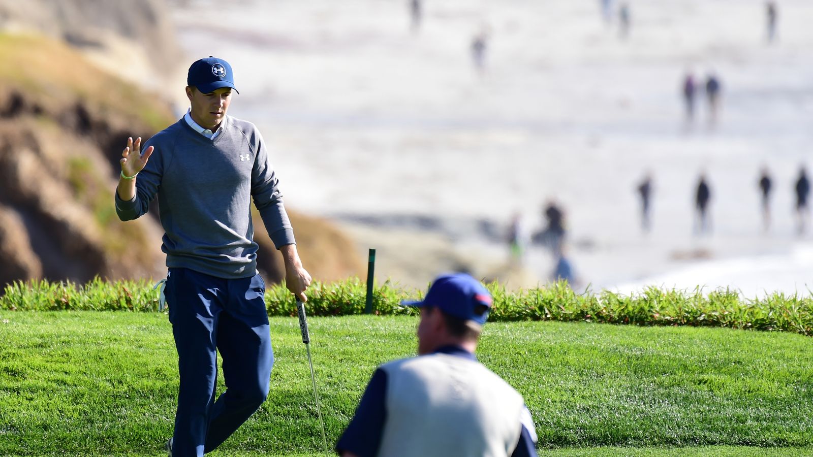 Jordan Spieth surges into six-shot lead after third round at Pebble ...