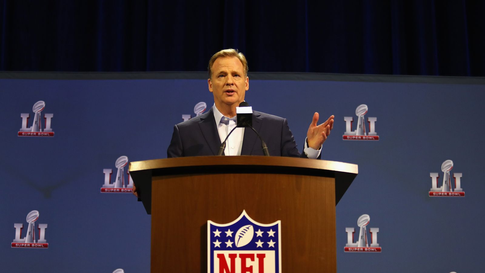 Roger Goodell says Robert Kraft would welcome him back to Foxboro | NFL ...