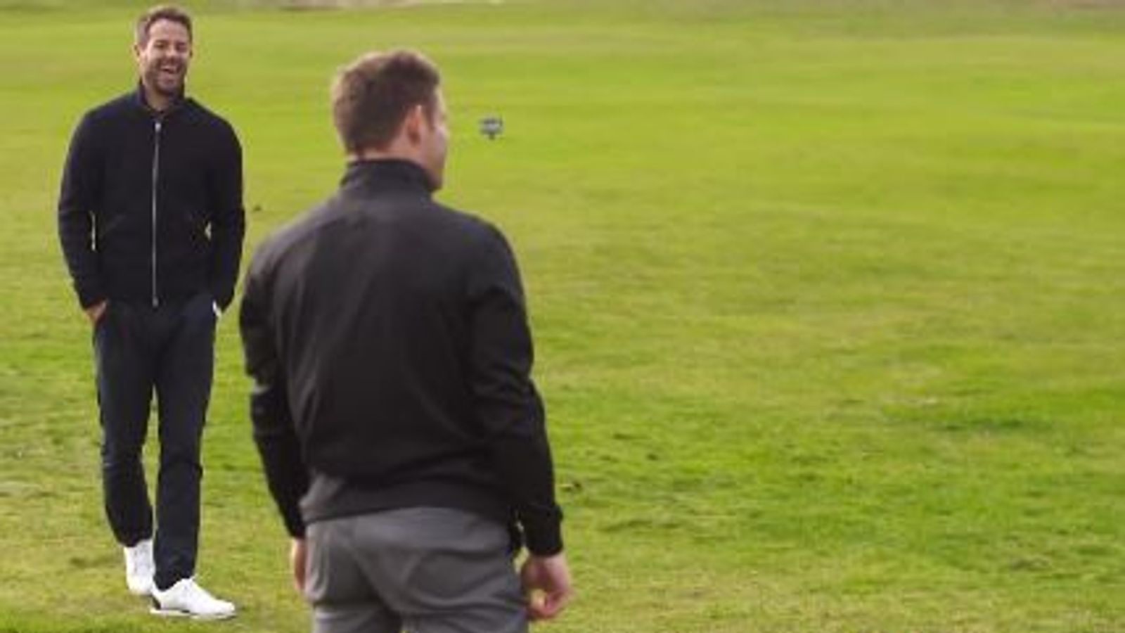 Jamie Redknapp and James Milner go head to head in golf challenge ...