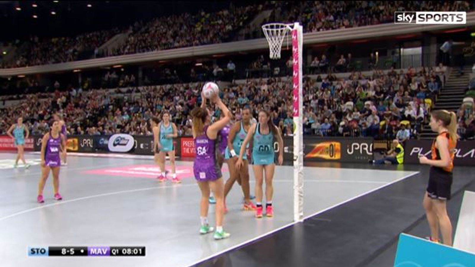 WATCH: Surrey Storm 67-45 Hertfordshire Mavericks | Netball News | Sky ...