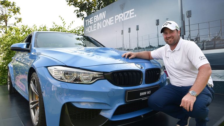 Duncan Stewart wins a new car for a hole-in-one at the Indian Open ...