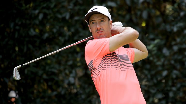 Ross Fisher celebrates earning a place in the field for the Masters ...