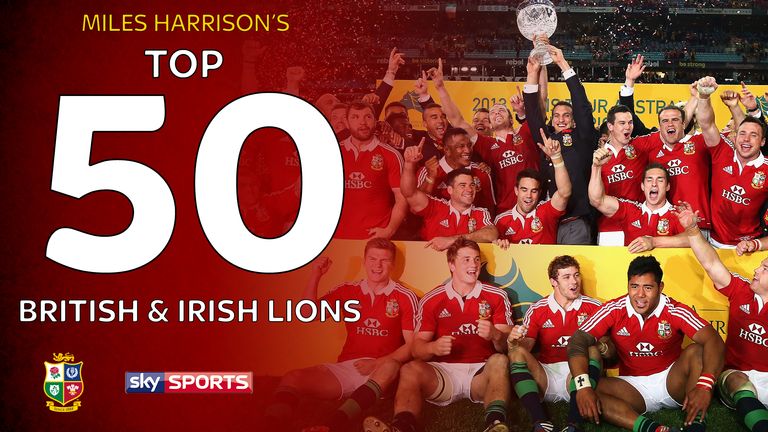British and Irish Lions' greatest 50 players, as selected by Miles ...