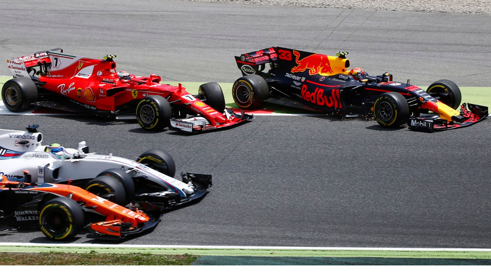 Spanish GP: Valtteri Bottas triggers Max Verstappen-Kimi Raikkonen ...