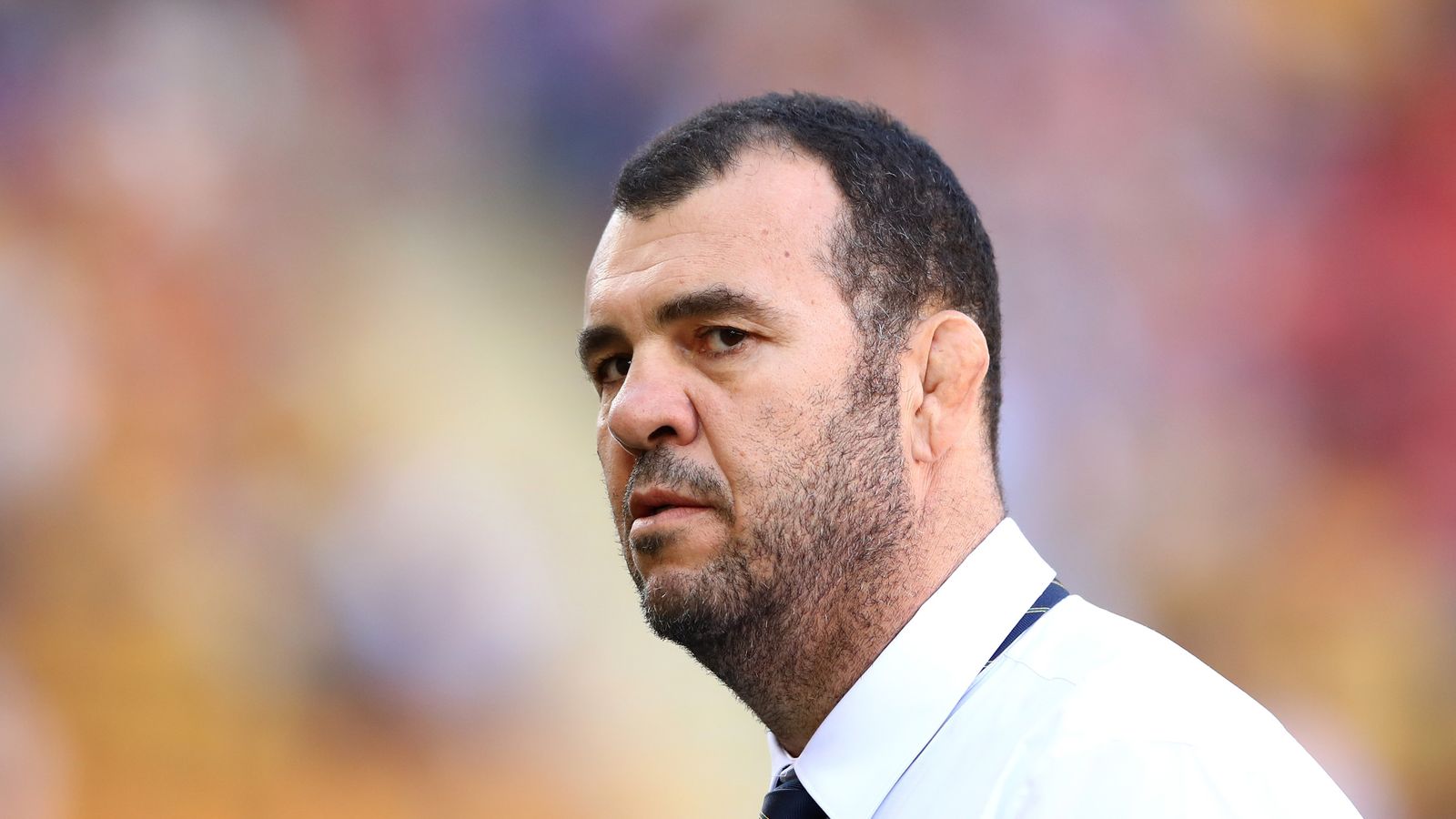 Michael Cheika questions referee Nigel Owens after Australia's loss to ...