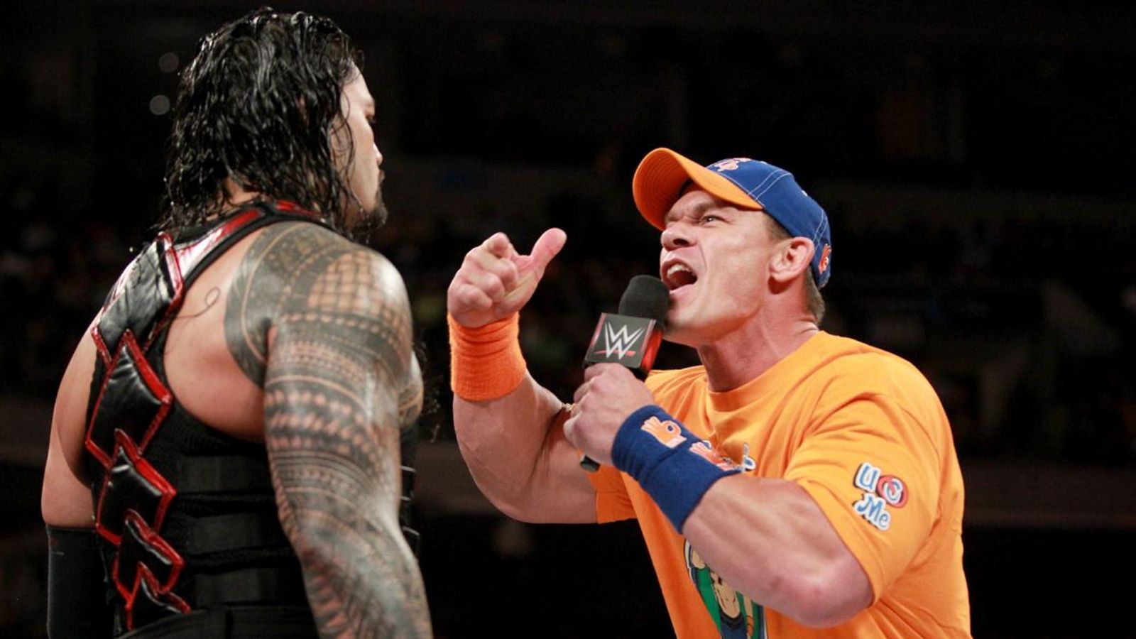 John Cena Confronts Roman Reigns Ahead Of Wwe Showdown Wwe News Sky