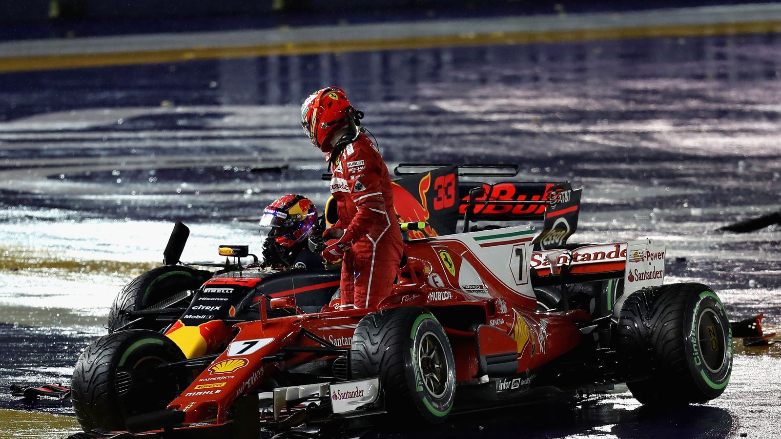 Singapore GP: Sebastian Vettel and Max Verstappen avoid penalty over ...