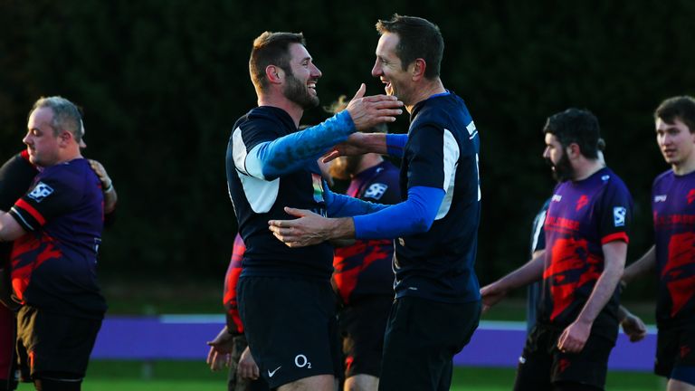 Rainbow Laces: Will Greenwood, Ben Cohen and Bristol Bisons' Lee ...