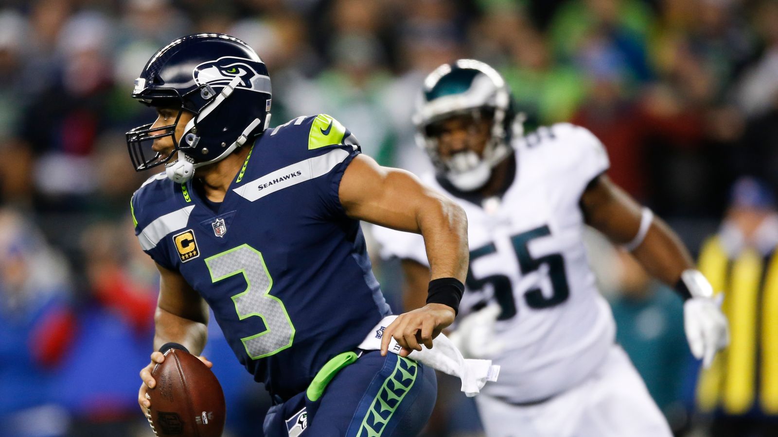 Philadelphia Eagles 10-24 Seattle Seahawks: Russell Wilson throws three ...