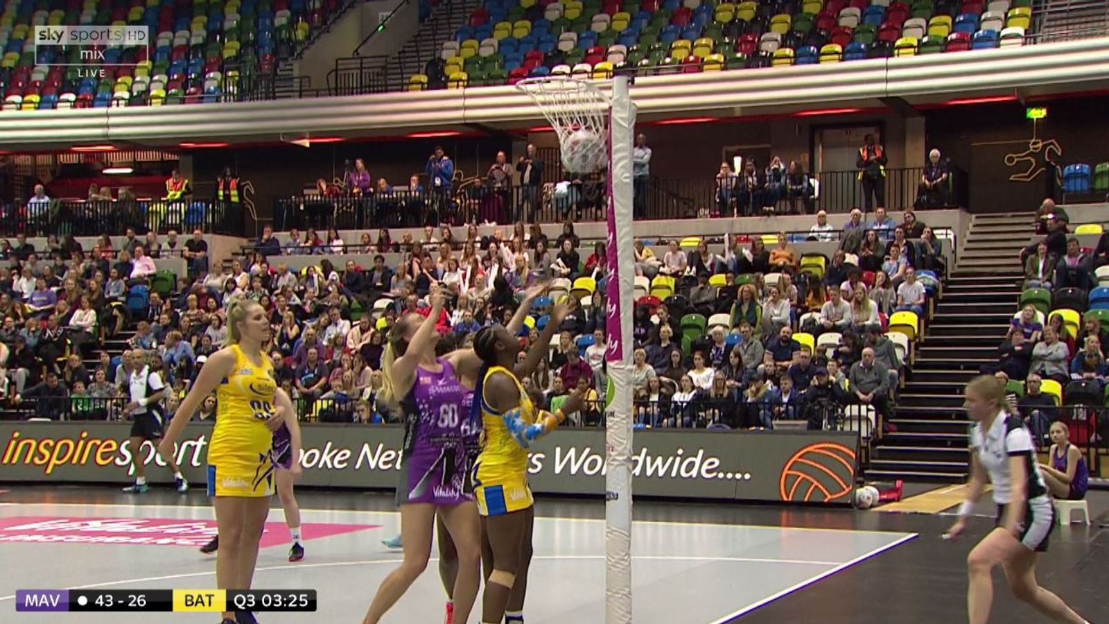 benecos Mavericks crush Team Bath in Vitality netball Superleague at ...
