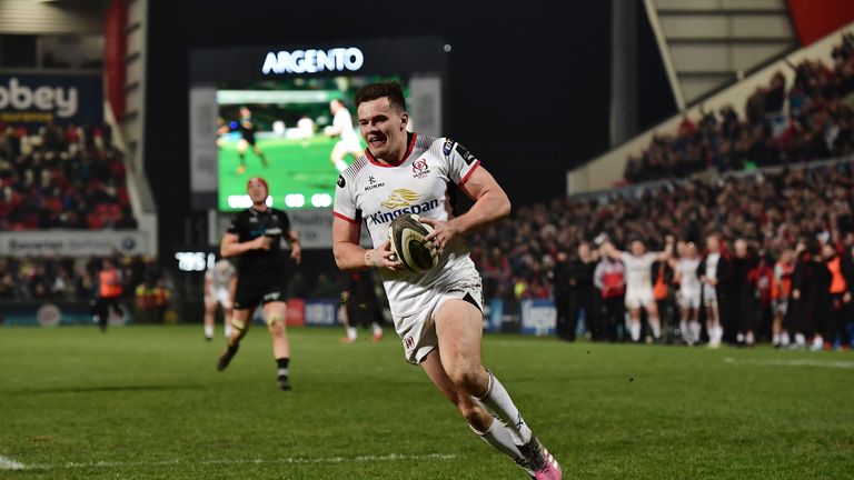 Ulster's Jacob Stockdale to miss six to eight weeks with hamstring ...