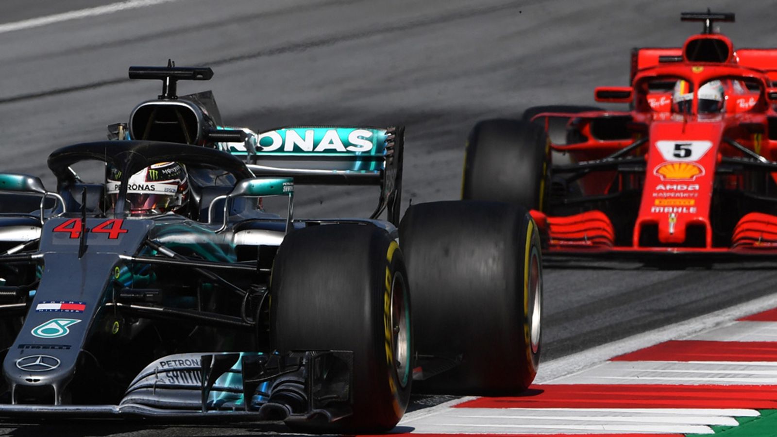 Sebastian Vettel overtakes Lewis Hamilton during Austrian GP | F1 News