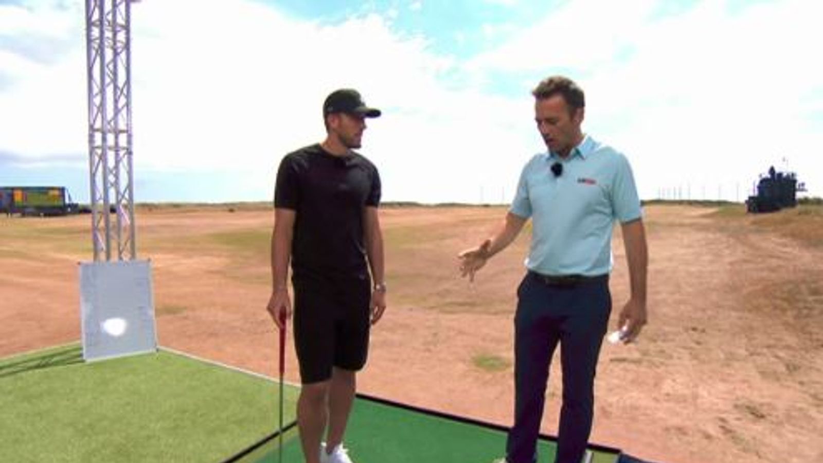 The Open: Harry Kane takes on 99-yard Challenge in Open Zone | Golf ...