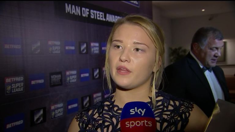 Castleford's Georgia Roche wins inaugural Woman of Steel | Rugby League ...