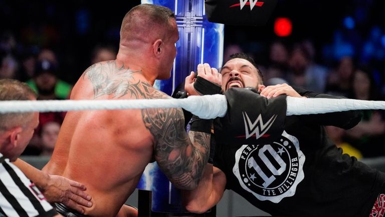 WATCH: Randy Orton snaps Tye Dillinger's finger in latest act of ...
