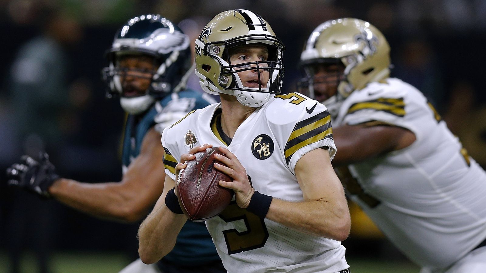 Philadelphia Eagles 7-48 New Orleans Saints: Drew Brees throws four TDs in rout | NFL News | Sky ...
