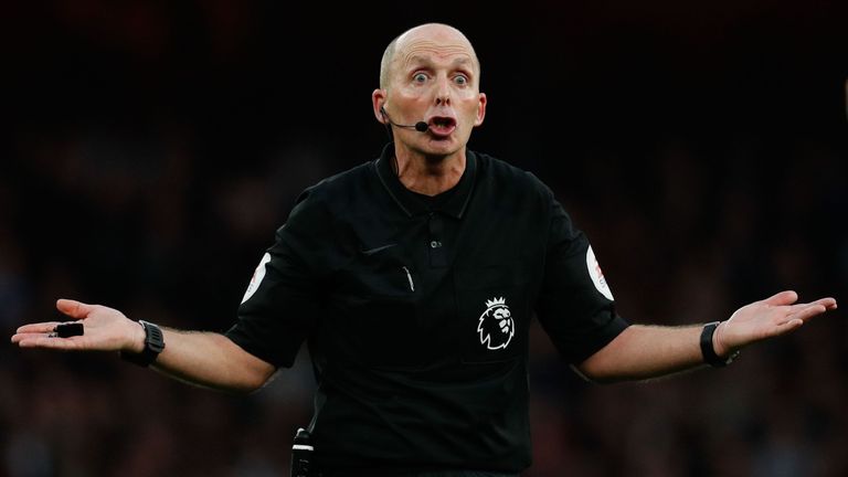 Mike Dean is on 99 red cards, so watch out Man City and Chelsea ...