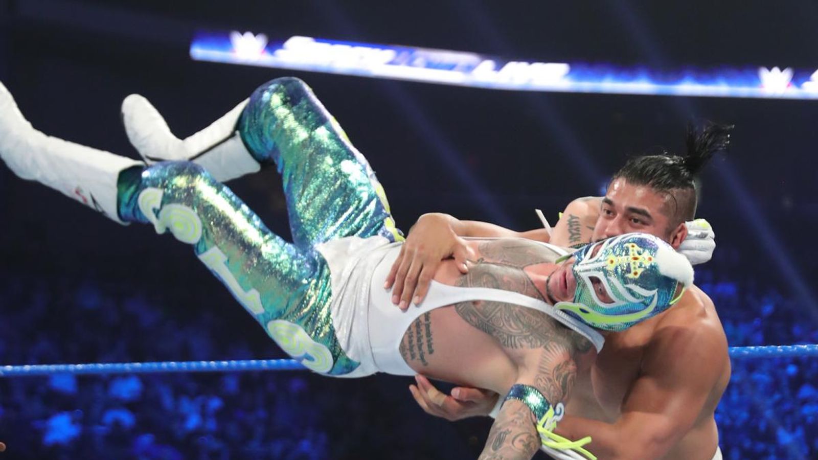 WWE SmackDown: Rey Mysterio faces Andrade 'Cien' Almas | WWE News | Sky ...