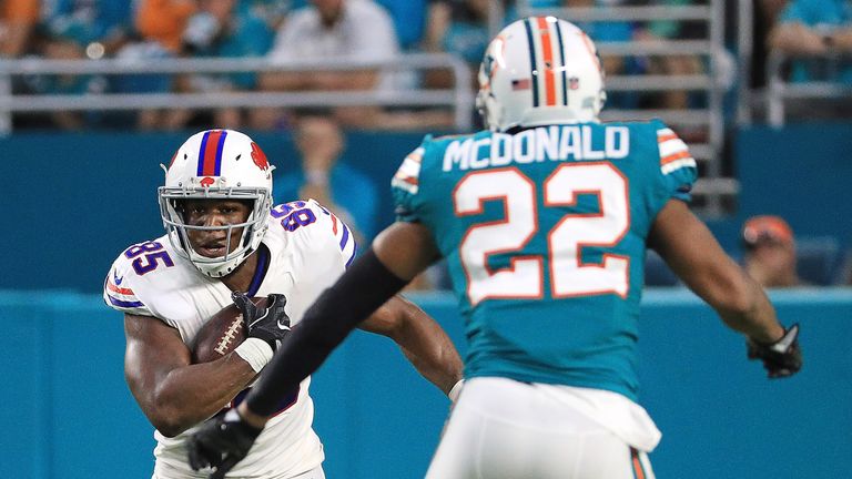 Buffalo Bills release tight end Charles Clay | NFL News | Sky Sports