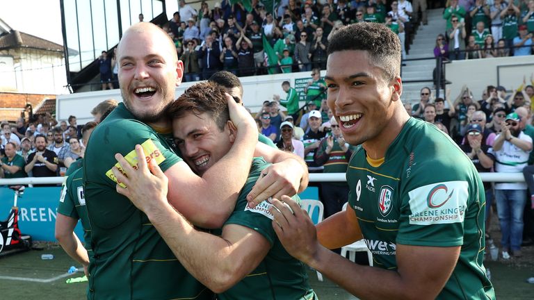 London Irish win promotion to the Premiership | Rugby Union News | Sky ...