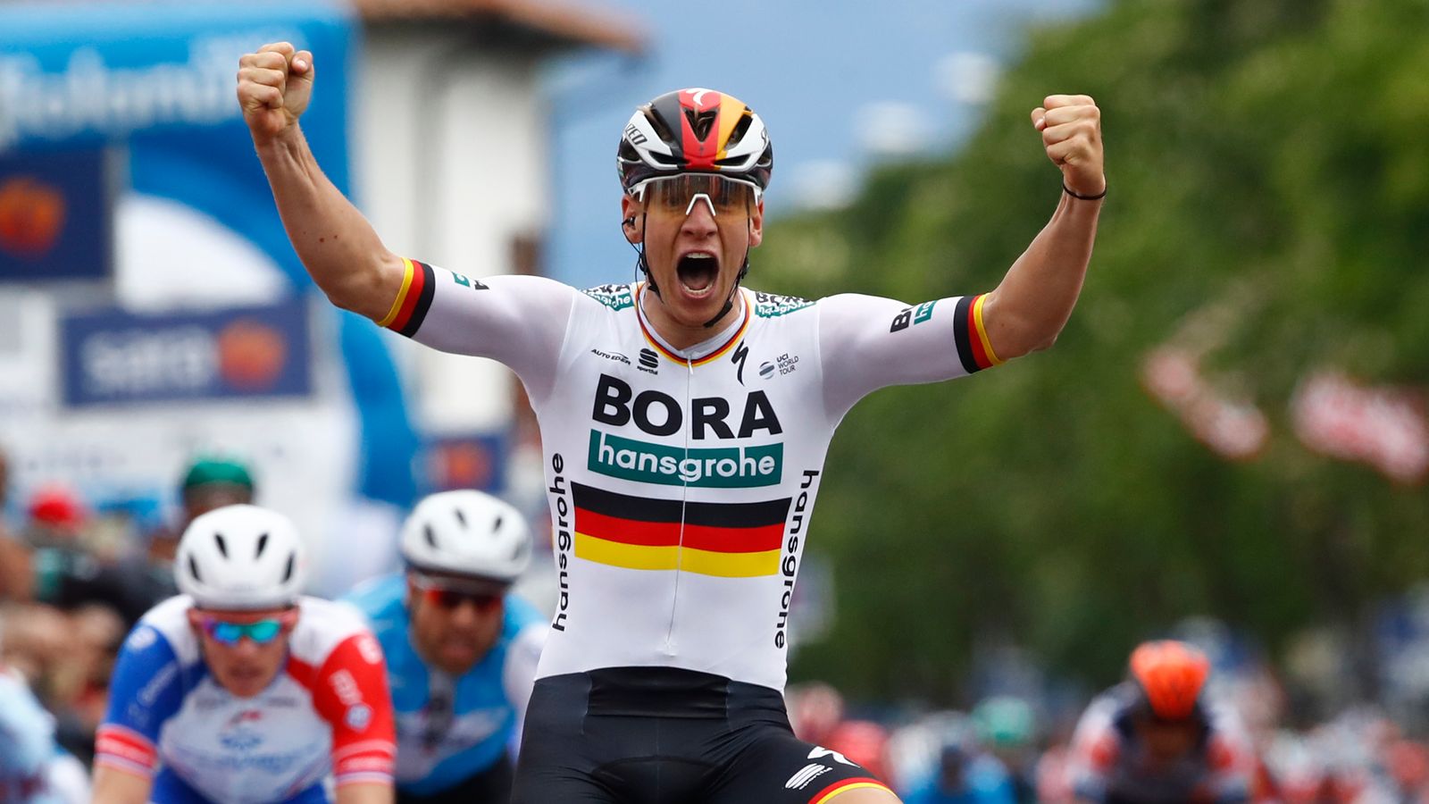 Pascal Ackermann holds off Elia Viviani to win first Giro d'Italia ...