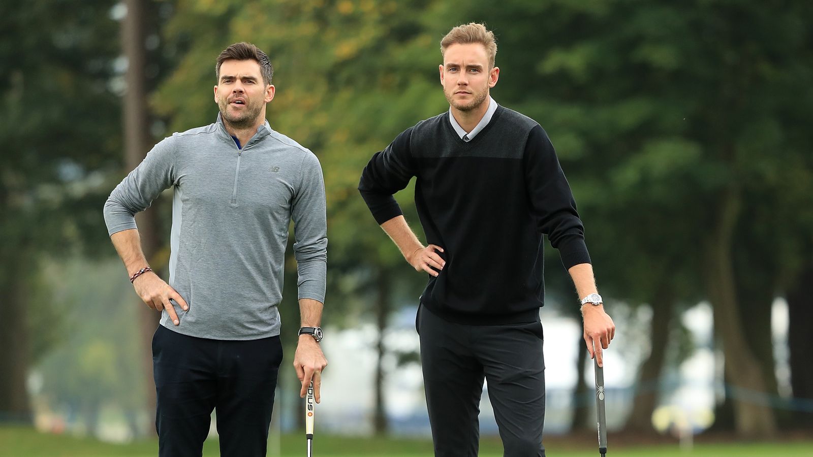 James Anderson and Stuart Broad take on golf's 14-Club challenge | Golf ...