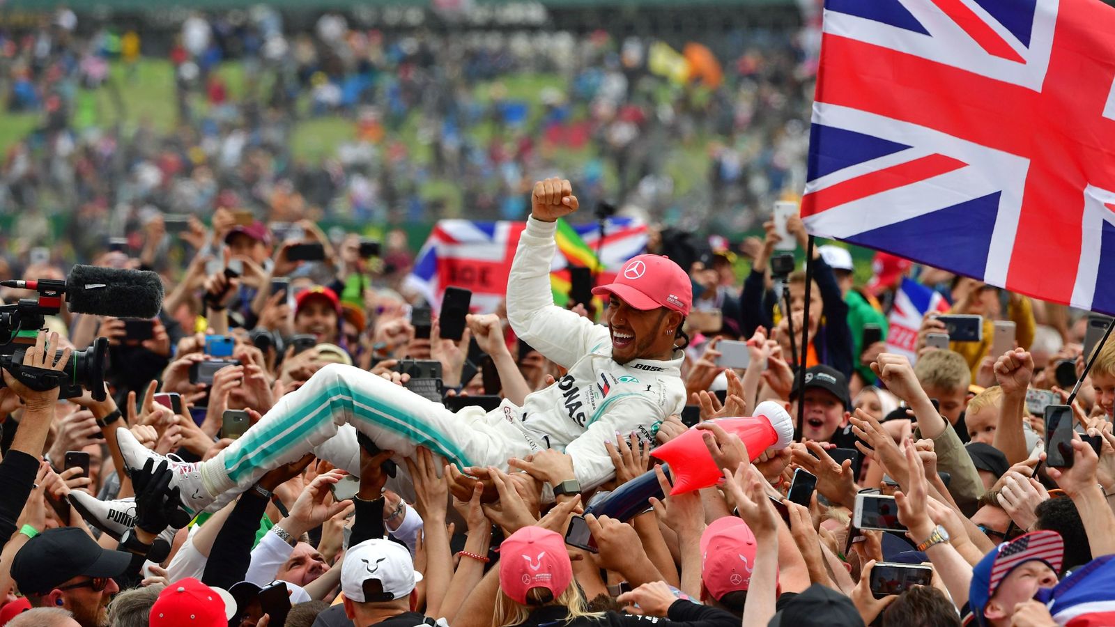 Lewis Hamilton elated after making British GP history with sixth win ...