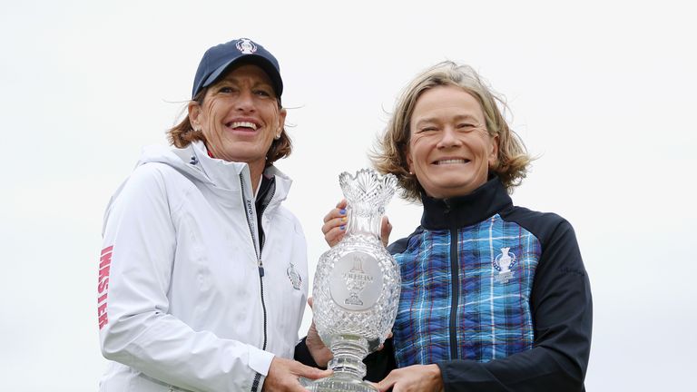 Catriona Matthew, Juli Inkster back Solheim Cup rookies to impress ...