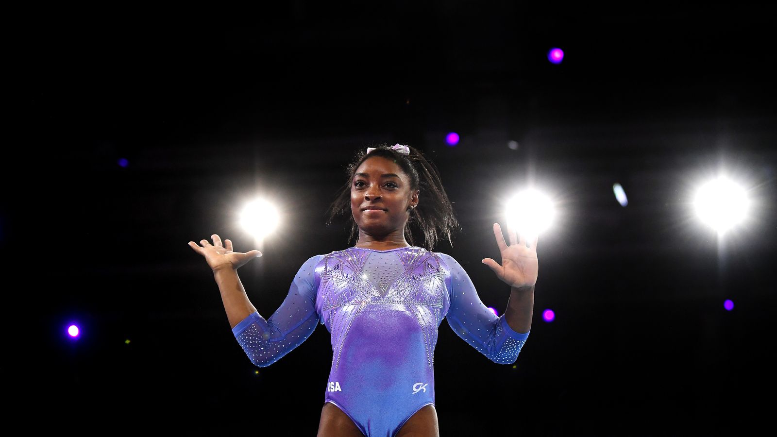 Simone Biles breaks gymnastic medals record at World Championships ...