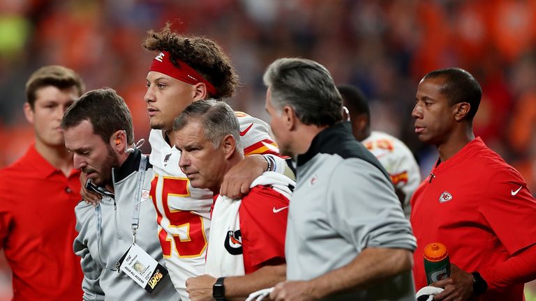 Kansas City Chiefs QB Patrick Mahomes to make surprise return after dislocated kneecap | NFL ...